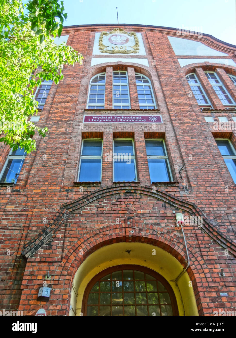 This image shows a building at Bdg UTP Seminaryjna in Bydgoszcz, Poland ...
