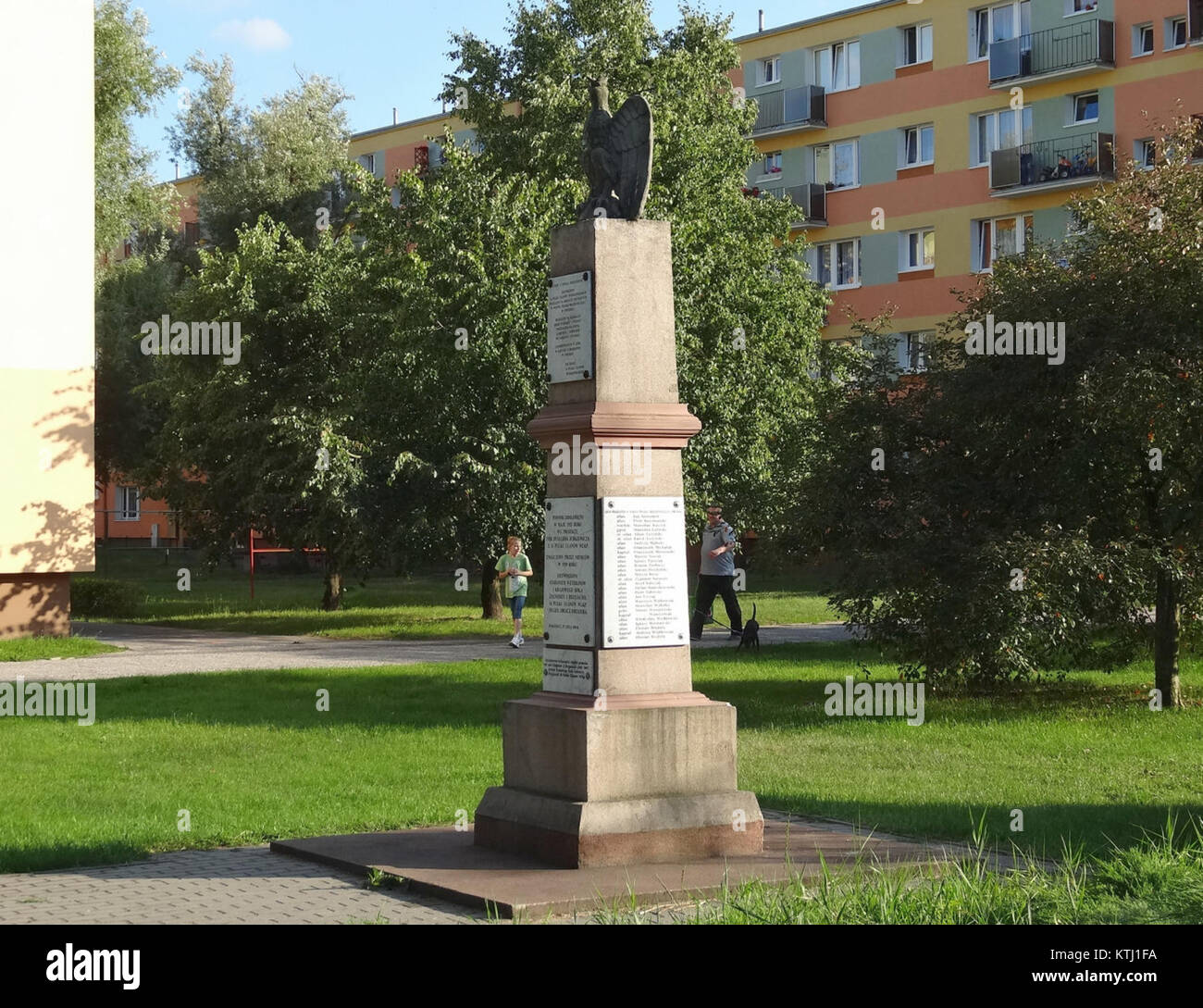 The monument in Wlkp, Poland, dedicated to the Ulan Regiment ...