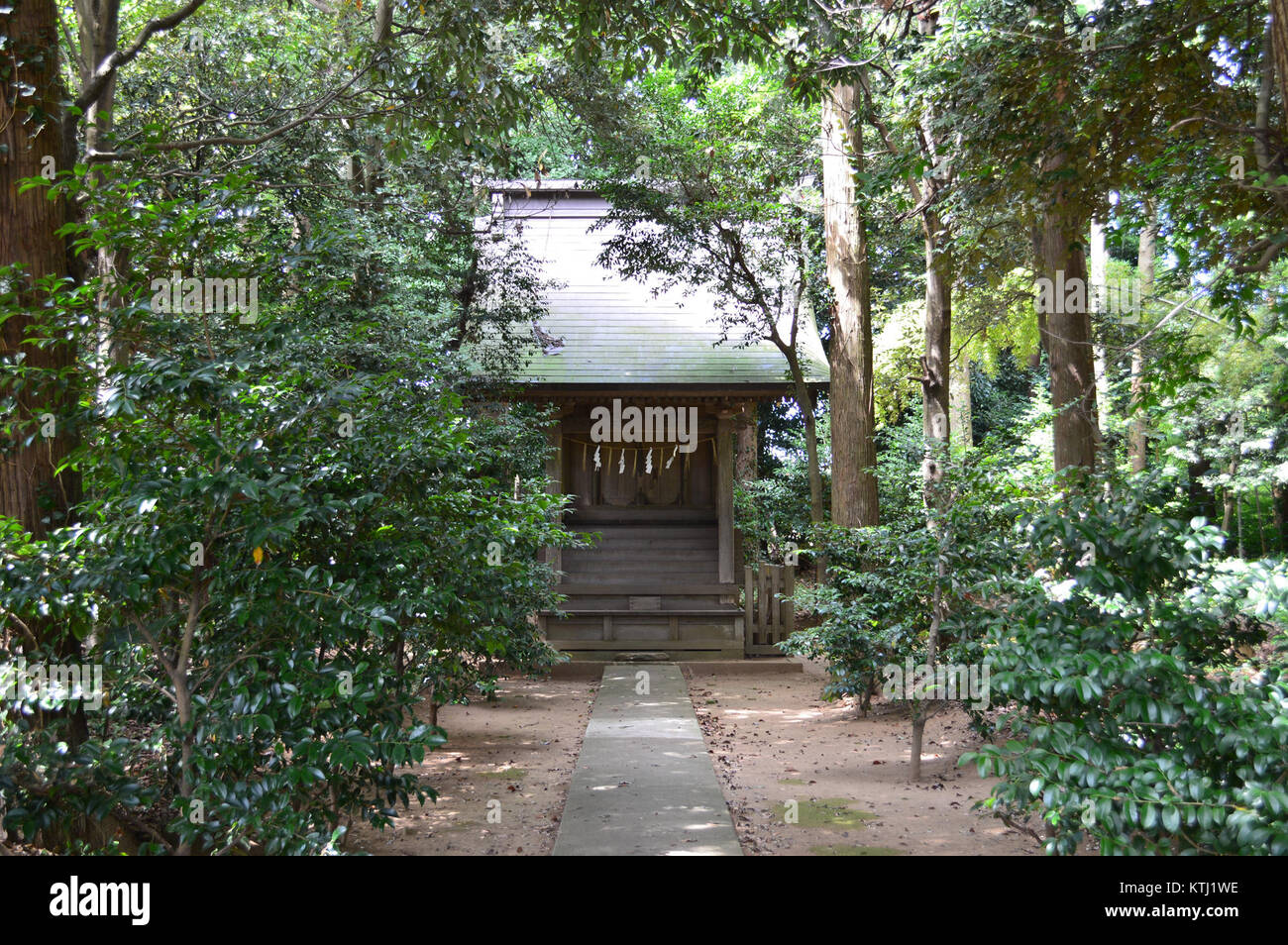 Ato no Miya, part of the Kashima Jingu shrine complex in Japan, known ...