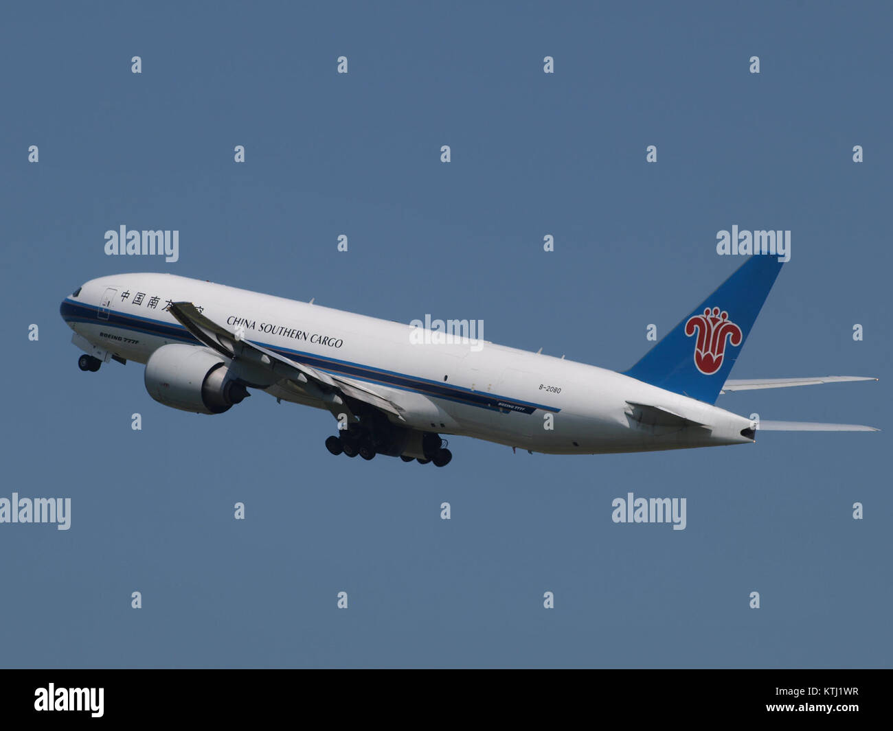 The Boeing 777-200F (Boeing 777 Freighter), operated by China Southern ...
