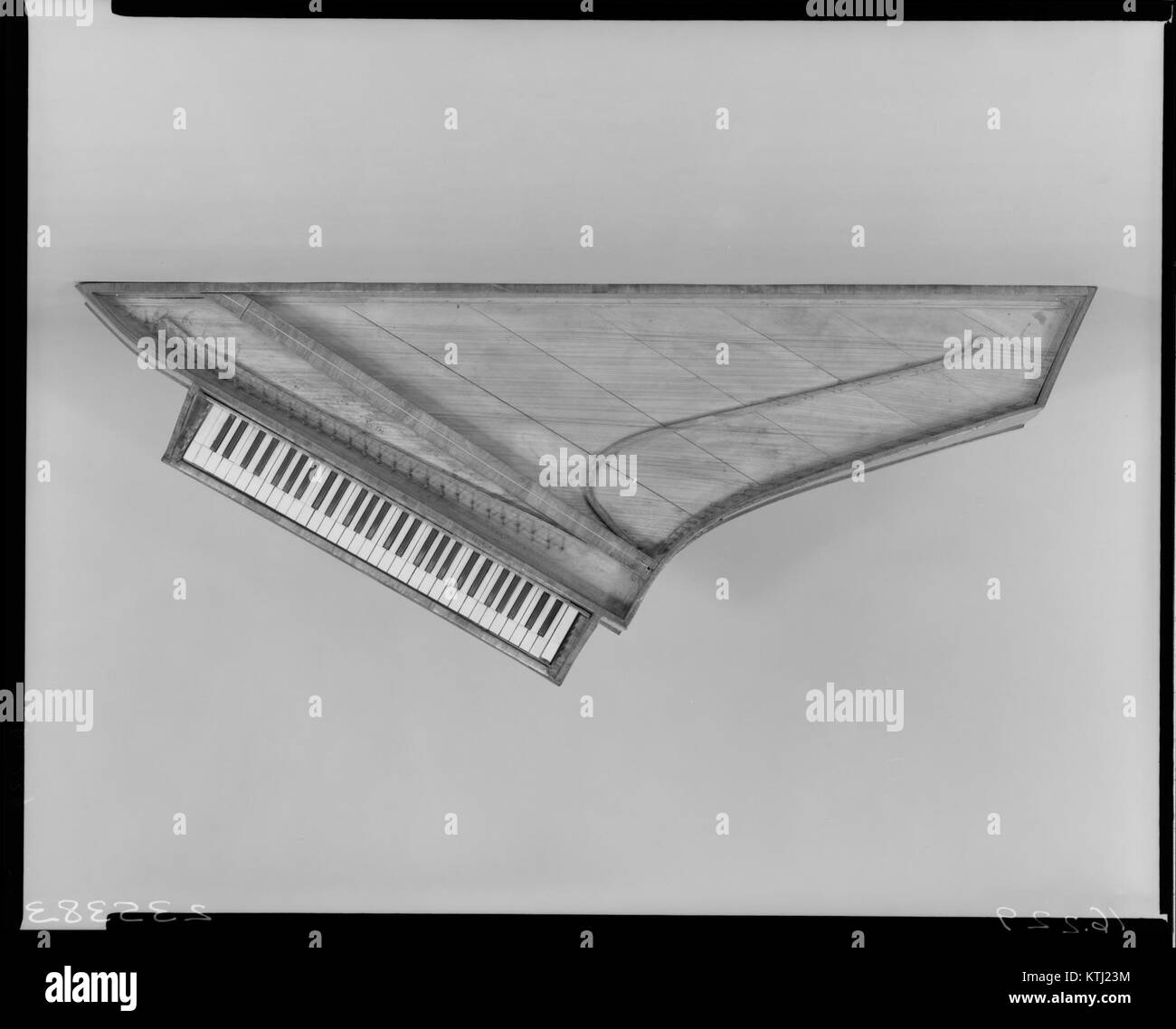 The Bentside spinet, part of the Metropolitan Museum of Art's collection, is an early keyboard ...