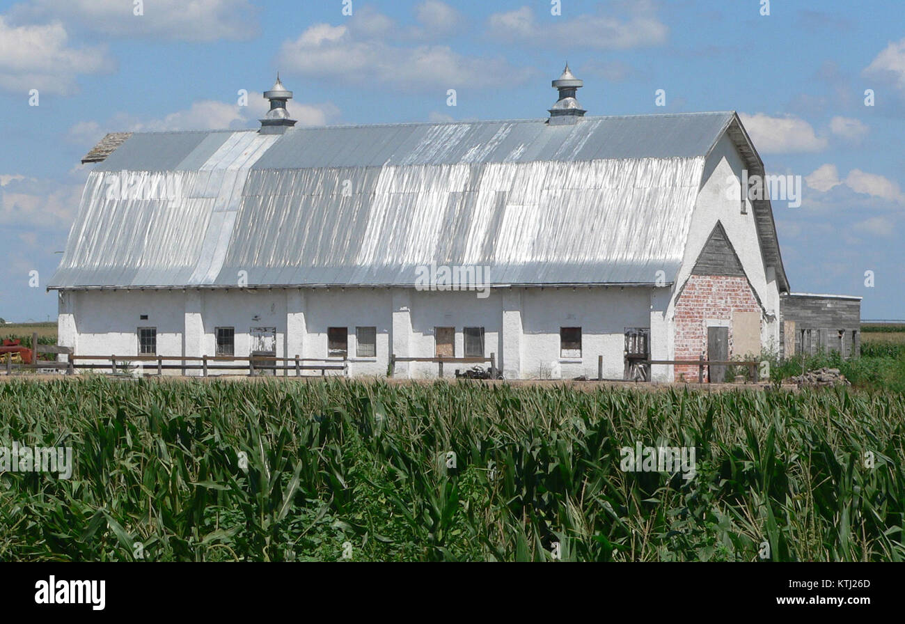This image captures the barn at Bethphage, located in Axtell, Nebraska ...