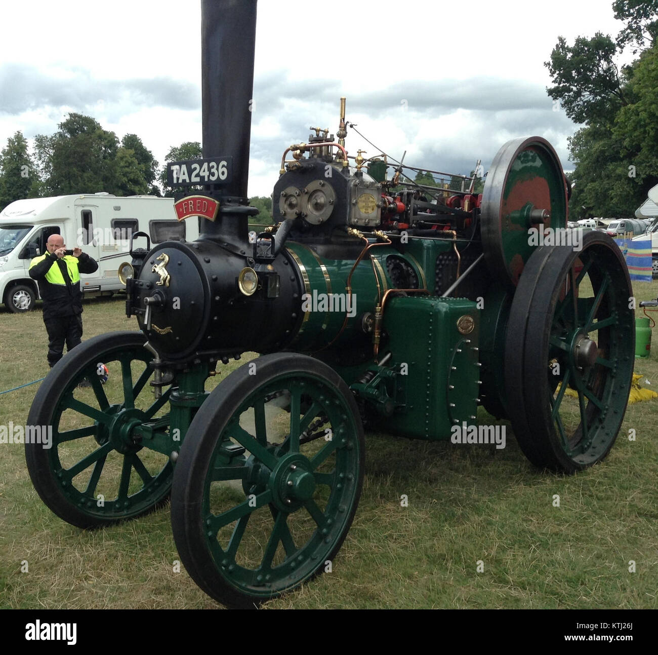 The Aveling & Porter traction engine 'Fred,' cataloged under number ...