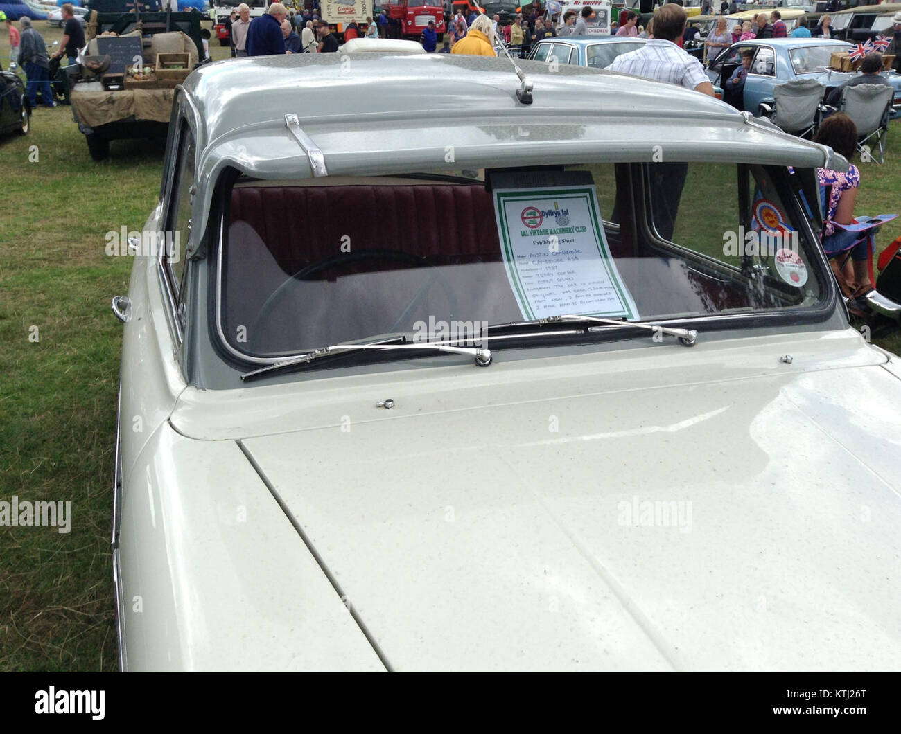 A 1957 Austin A55 Cambridge, a classic British car model, known for its ...
