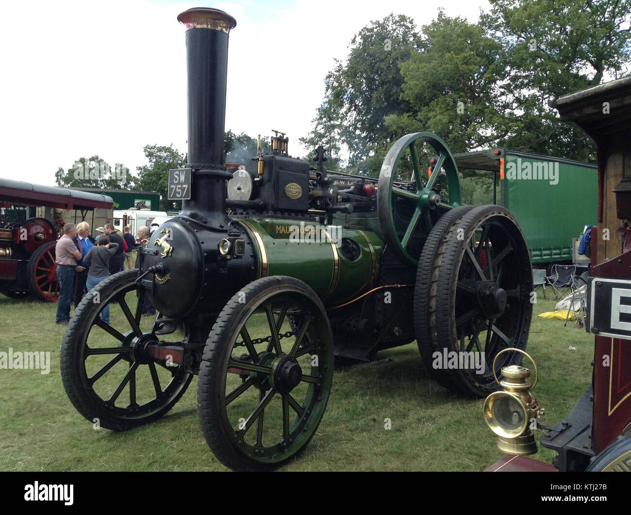 The 'Maud Foster' is an Aveling & Porter traction engine, a type of ...