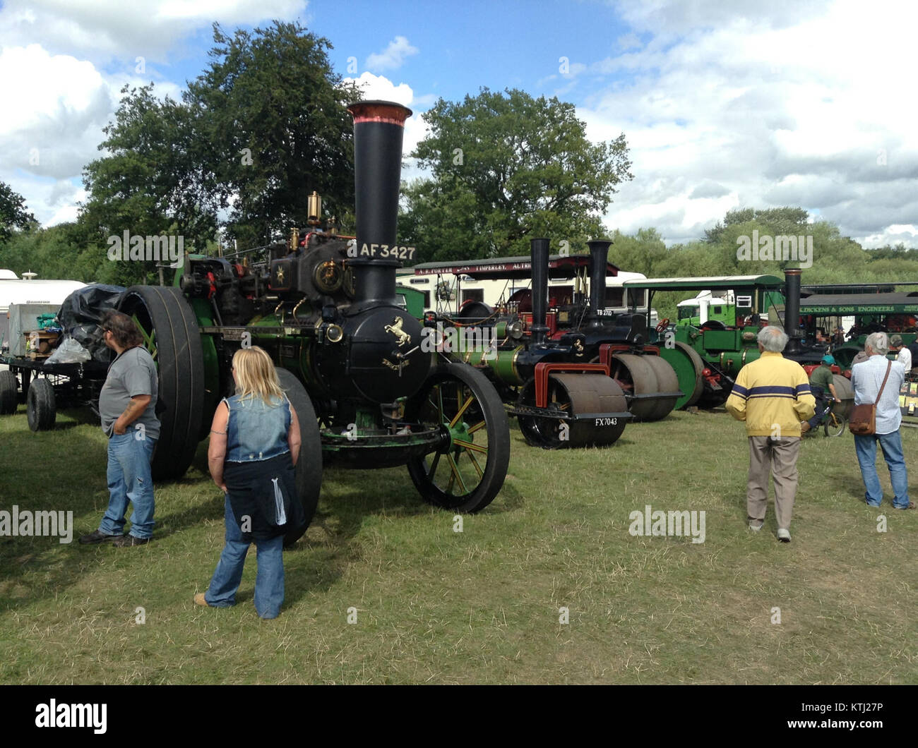Photograph of the Aveling & Porter traction engine named 'Avellana', a ...