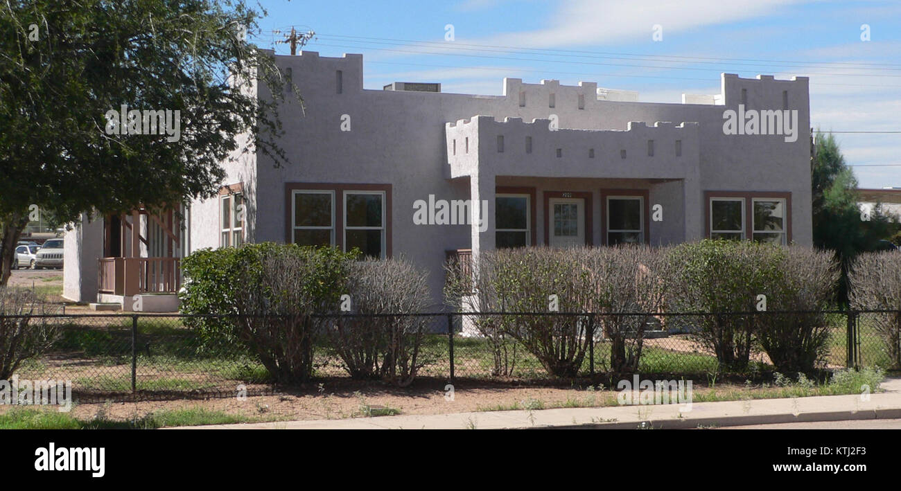 This image captures the residential area at 209 W 6th Street in Benson ...