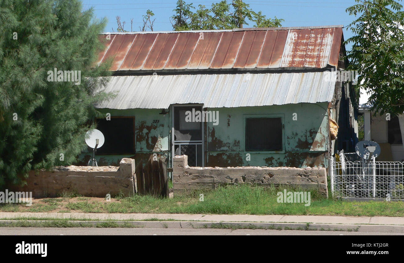 This image shows the street scene at 371 E 5th St. in Benson, Arizona ...