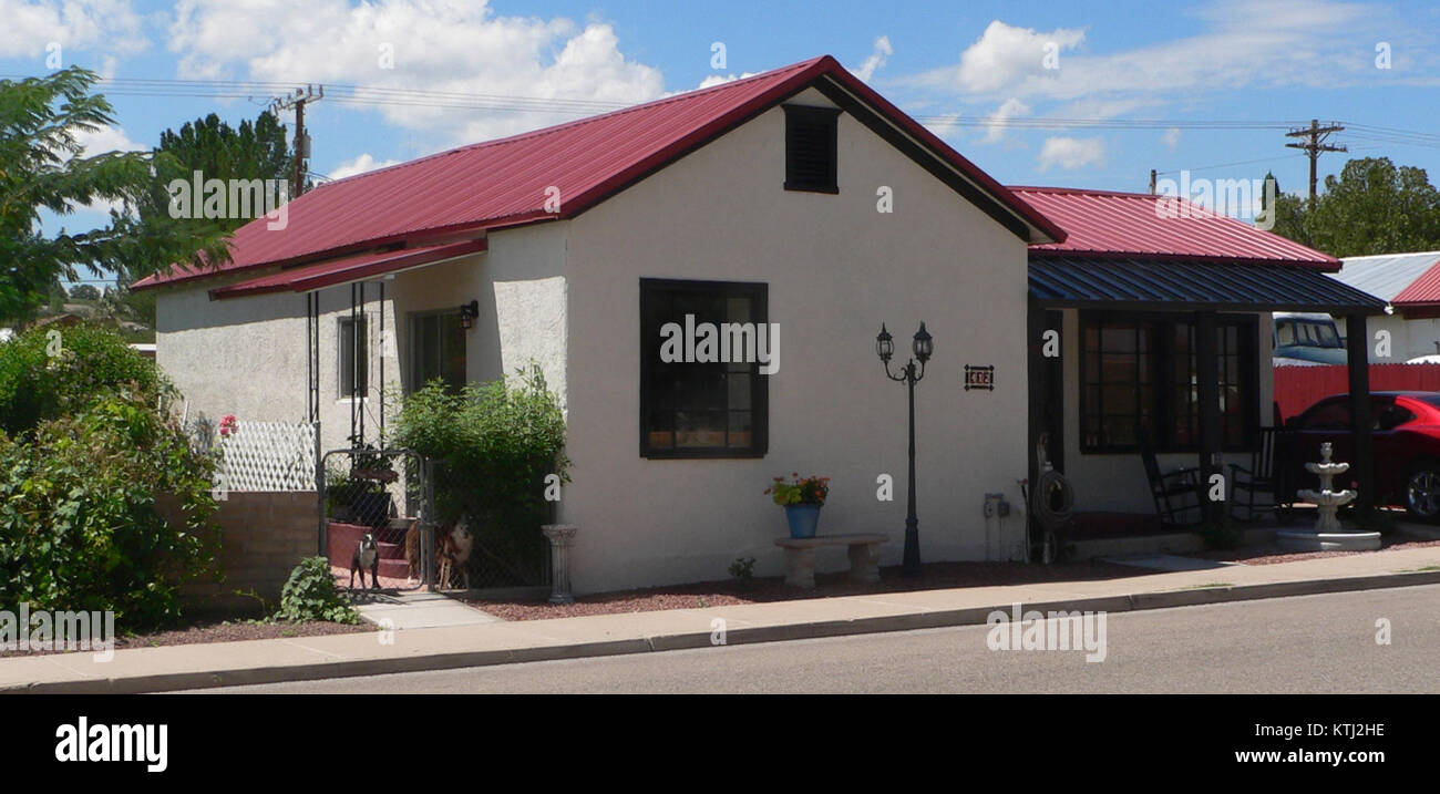 A postcard from Benson, Arizona, showcasing the street view of 412 E ...