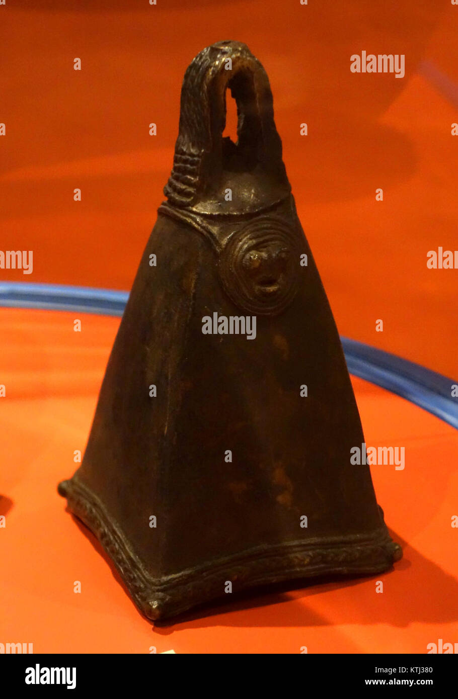 A bell from Benin, housed at the Glenbow Museum. This artifact ...