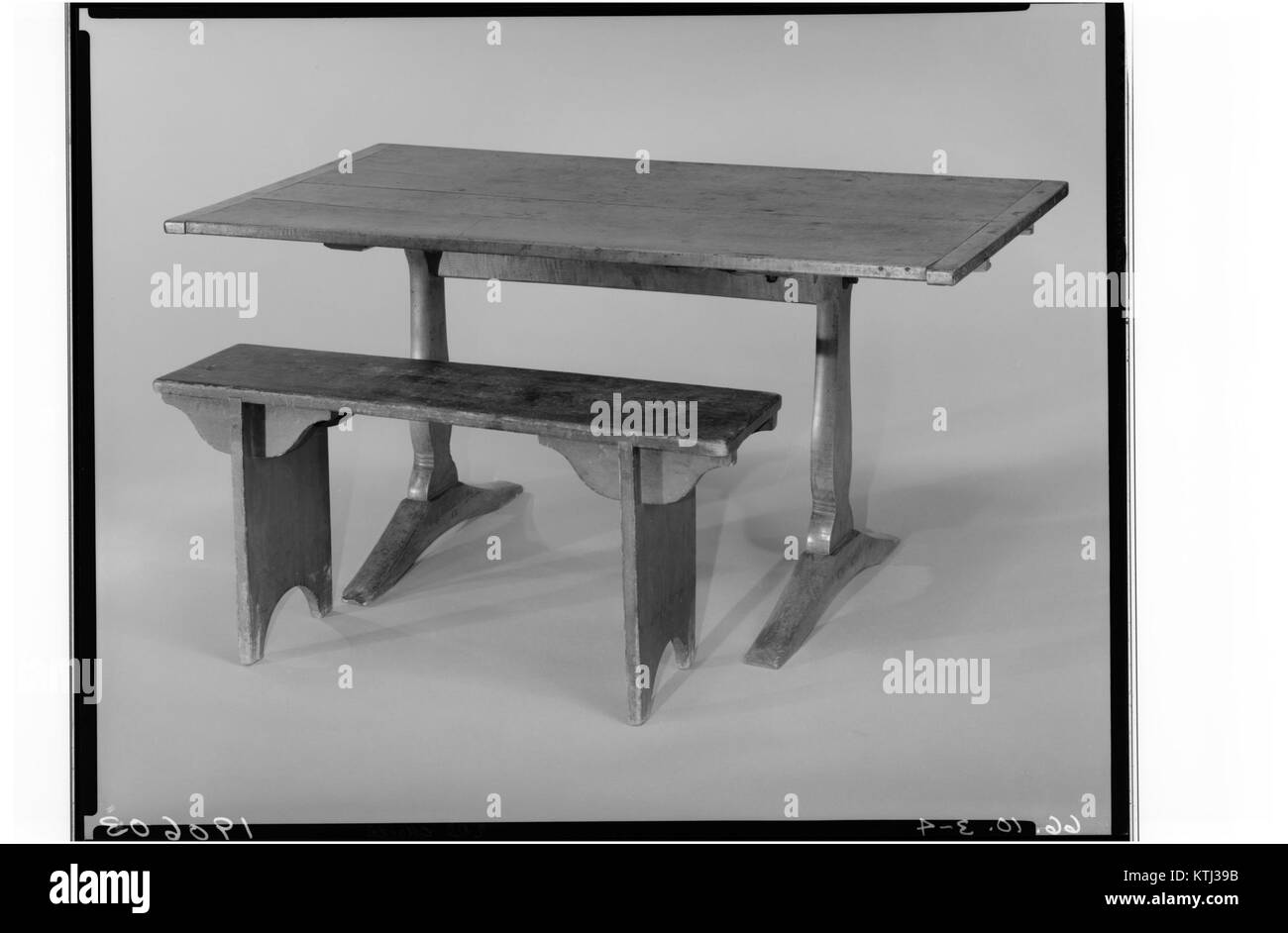 This bench, displayed in the Metropolitan Museum of Art, dates back to ...