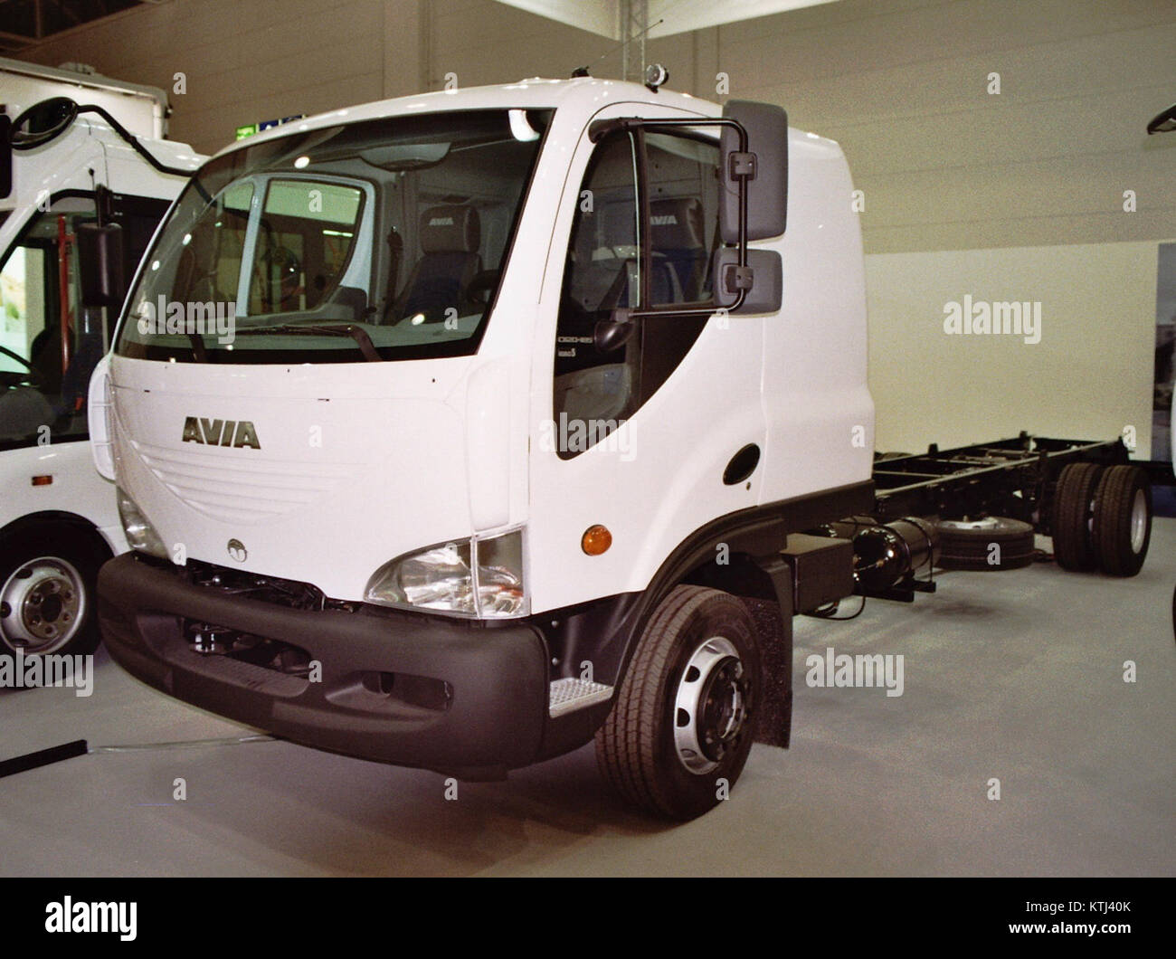 The Avia D truck chassis, built in 2012, features a side view of the ...