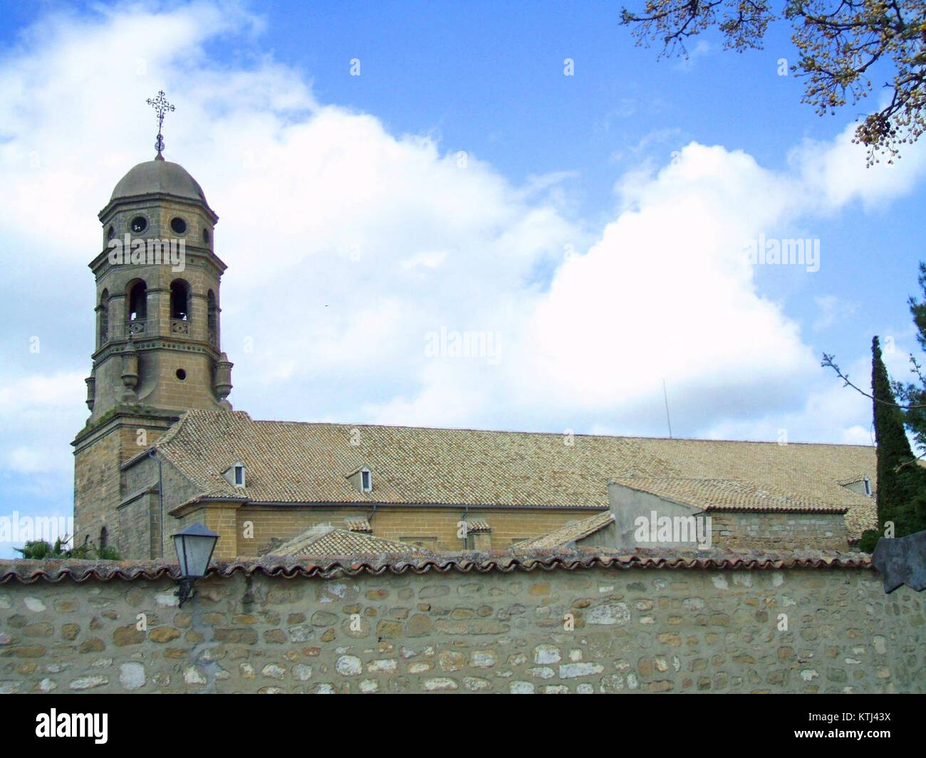 The Baeza Cathedral in Spain, showcasing its exterior architecture ...