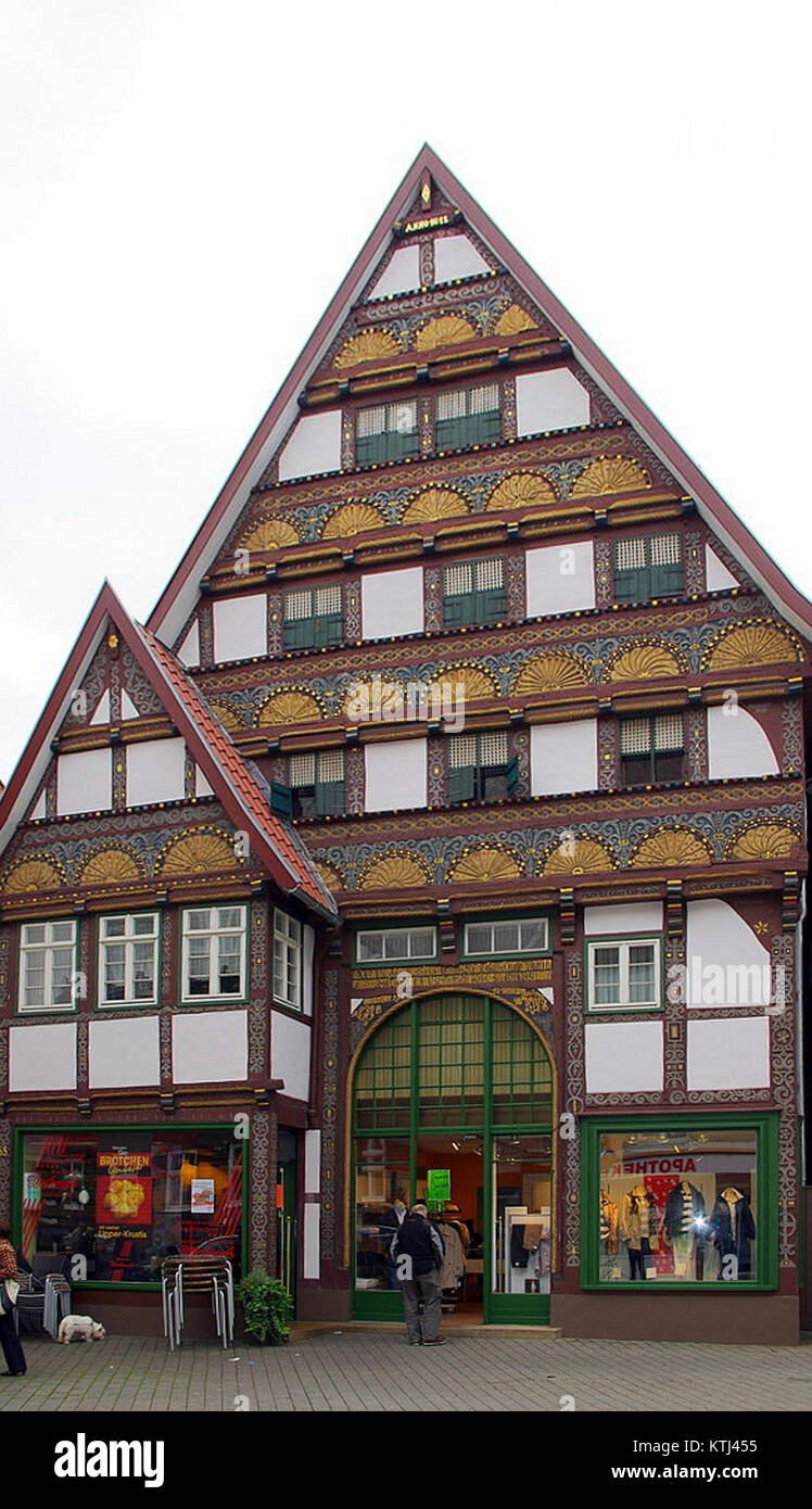 This image captures a scene from Bad Salzuflen, Germany, dated 15th ...