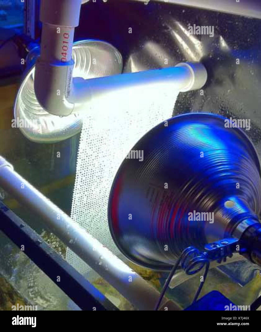 A DIY algae scrubber designed to improve water quality by removing ...