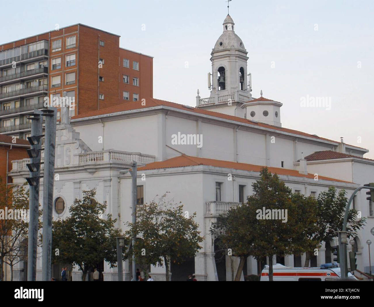 San Pedro Apostol Church in Basauri, Spain, is known for its historical ...