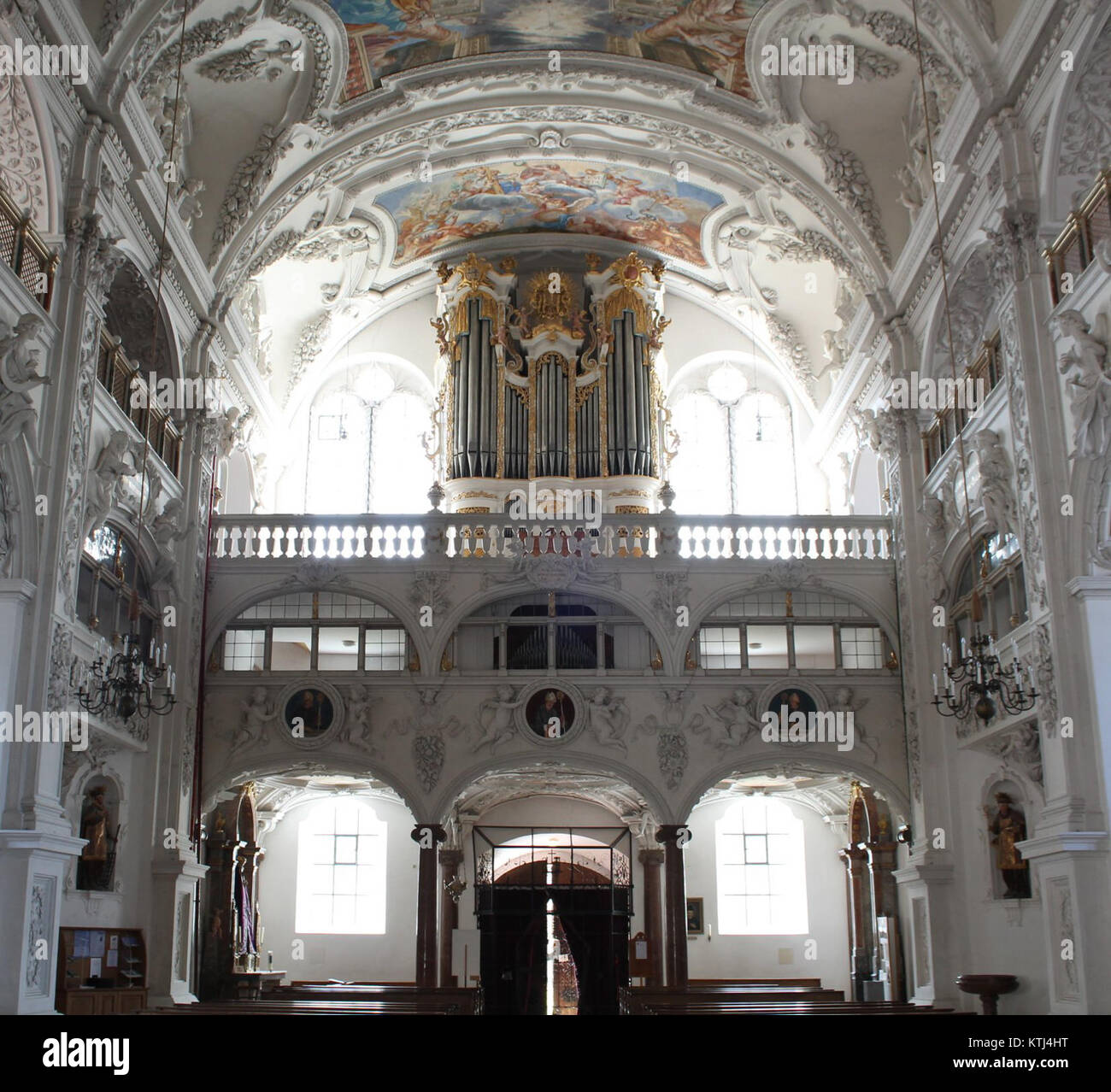 The St. Benedikt organ in Benediktbeuern, Germany, is a prominent ...