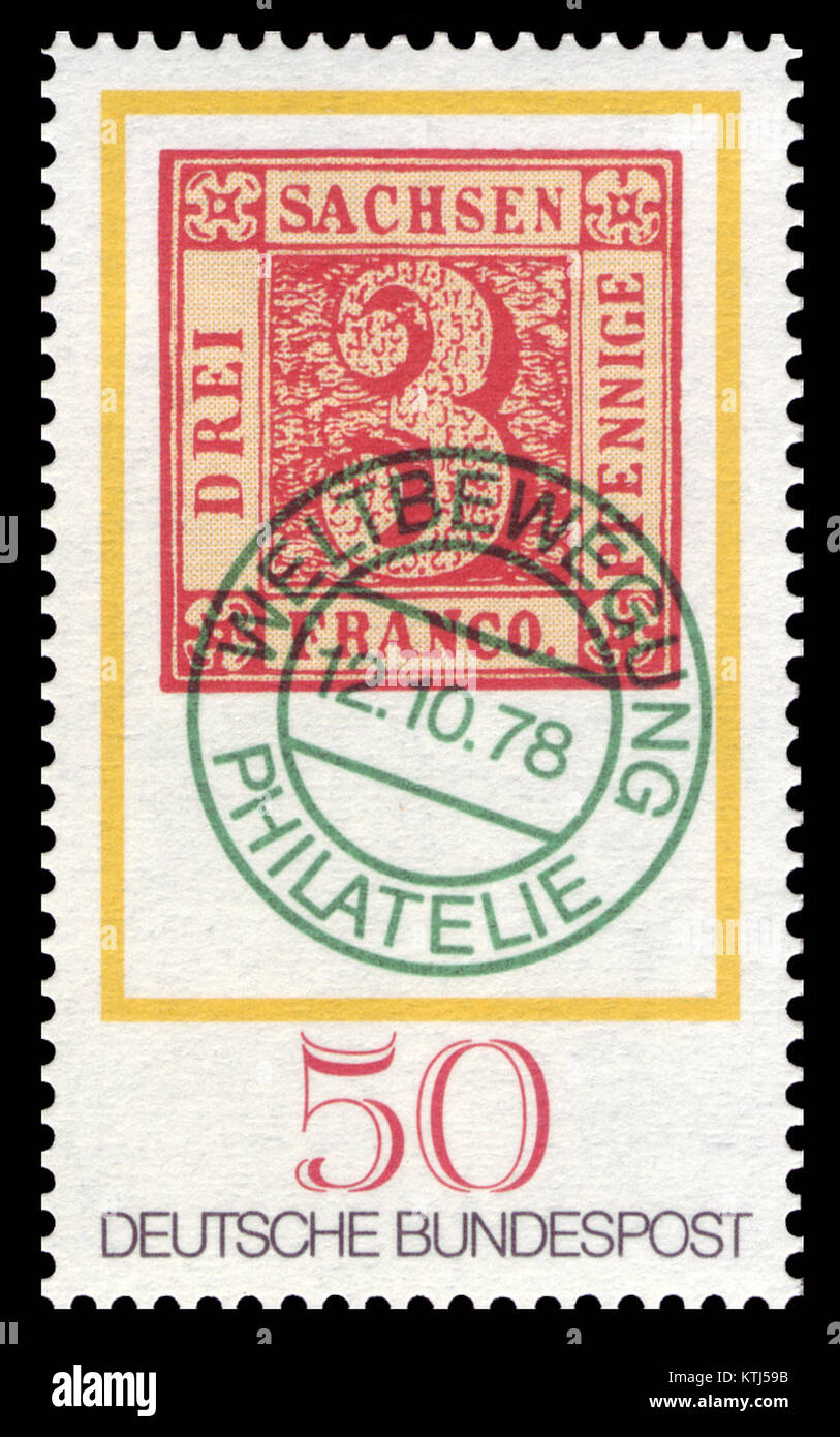 A stamp commemorating the 1978 Tag der Briefmarke, a stamp day event in ...