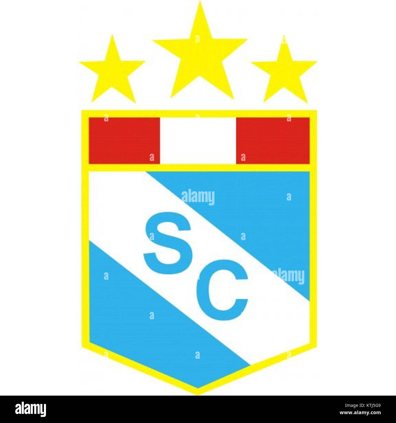 The emblem of Club Sporting Cristal, a prominent Peruvian football club ...