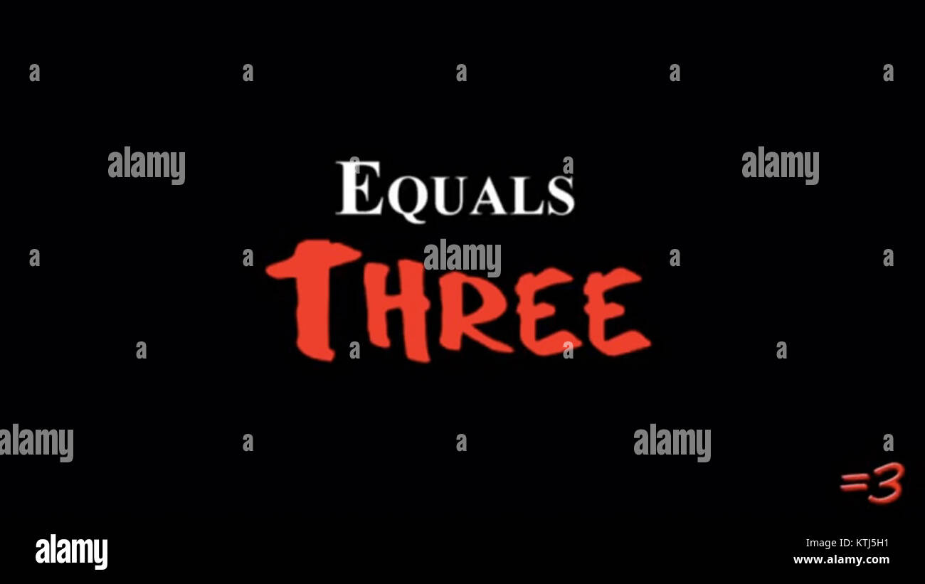 The three equals hi-res stock photography and images - Alamy
