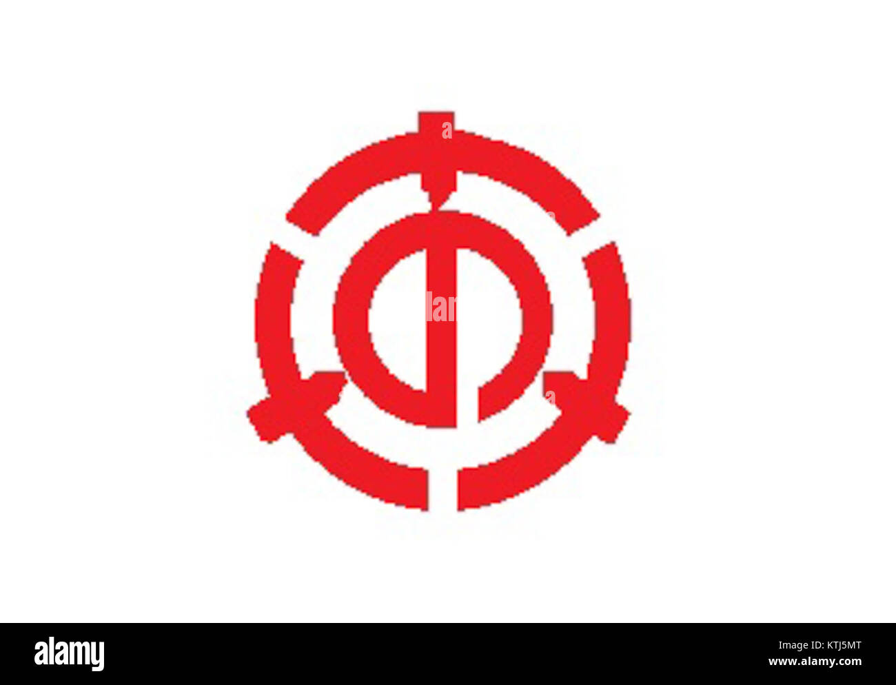 The flag of Minamo Saitama, Japan, represents the regional identity of ...
