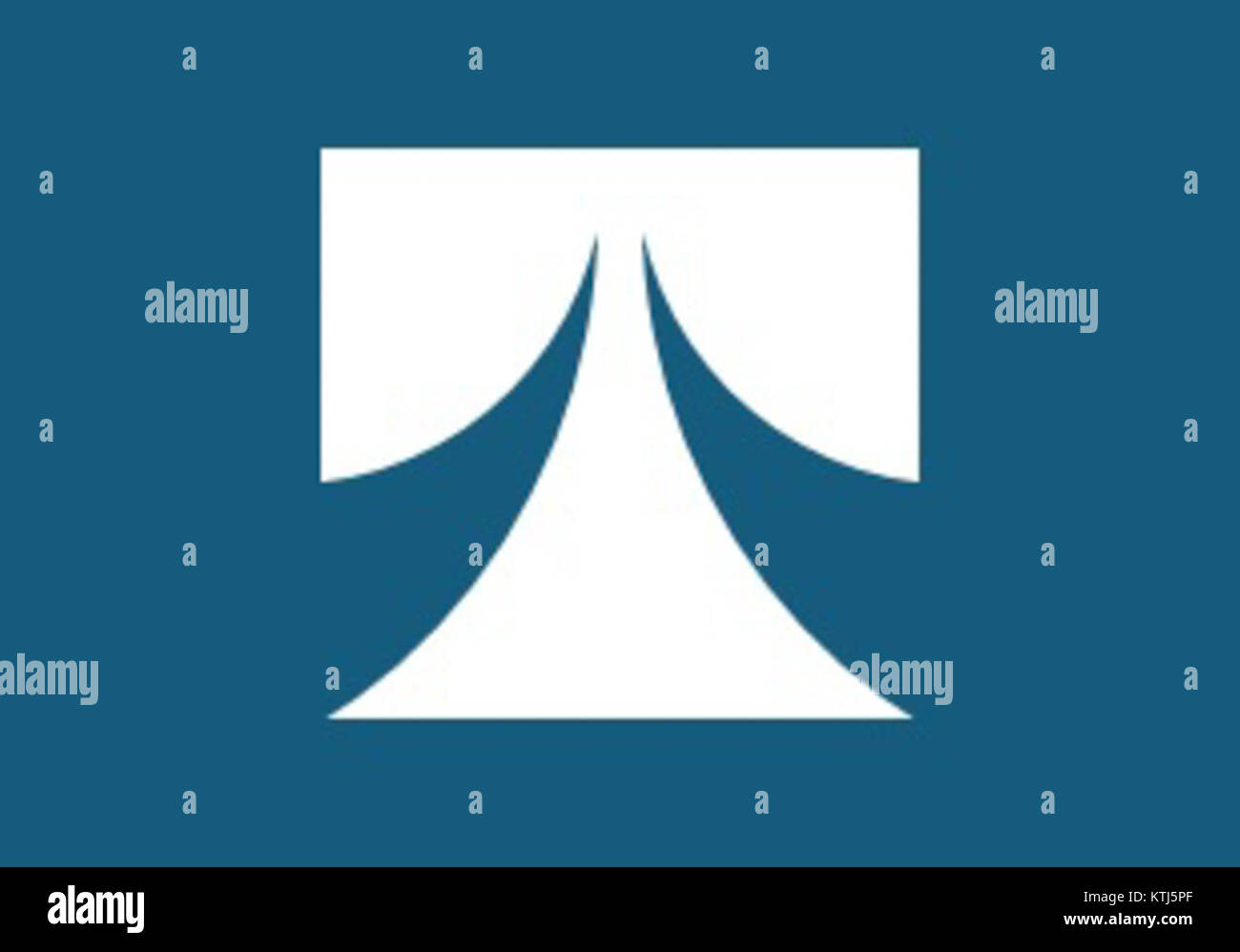 The flag of Taiwa, Miyagi, represents the municipality in Japan. It is ...