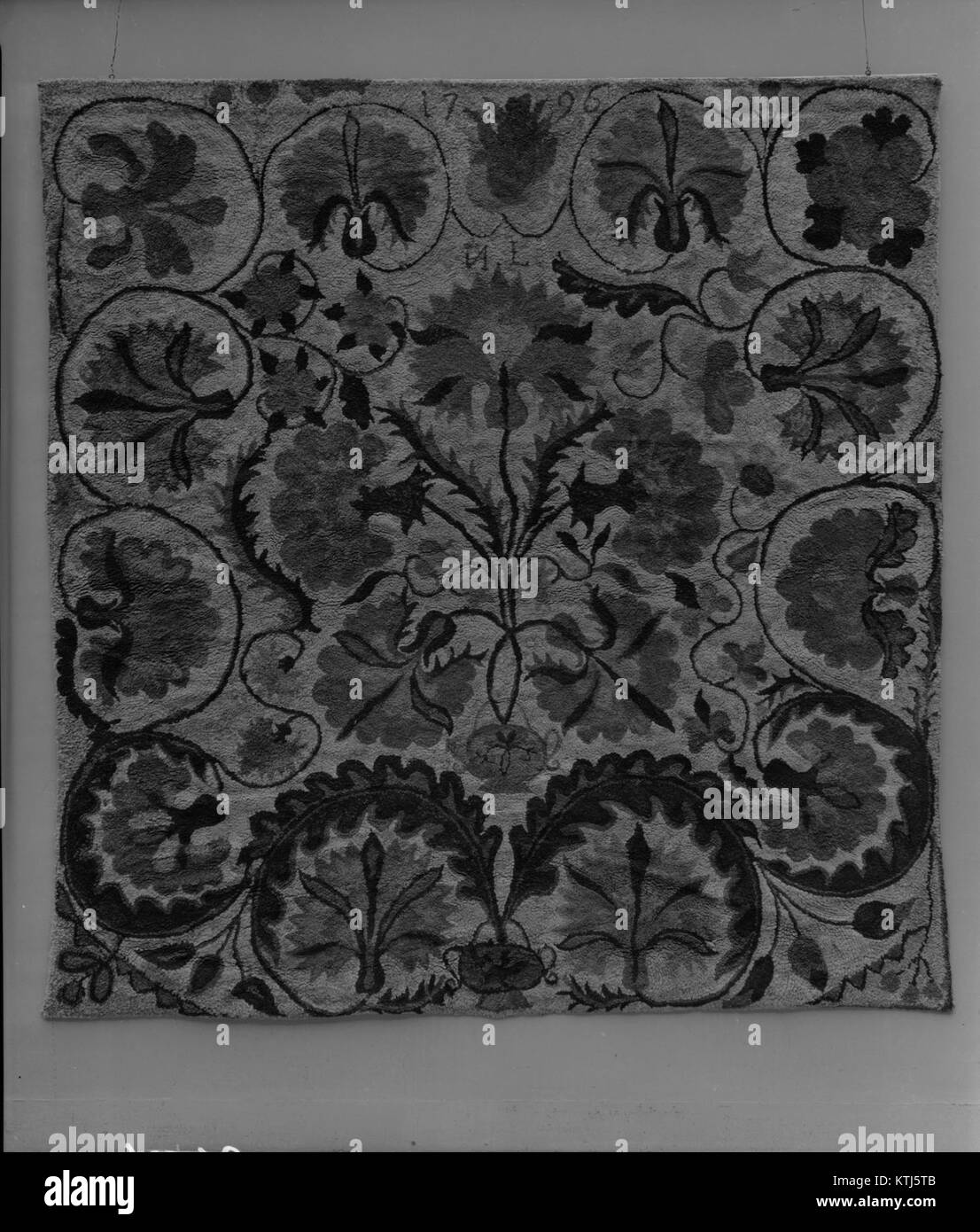 A bed rug in the collection of the MET, showcasing textiles from a ...