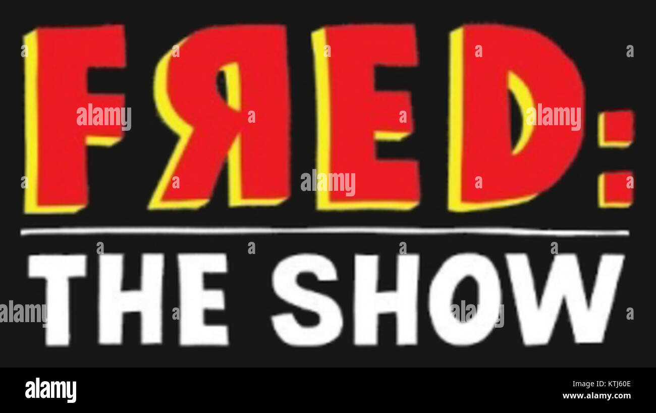 The logo for 'Fred The Show' features a unique design representing the ...