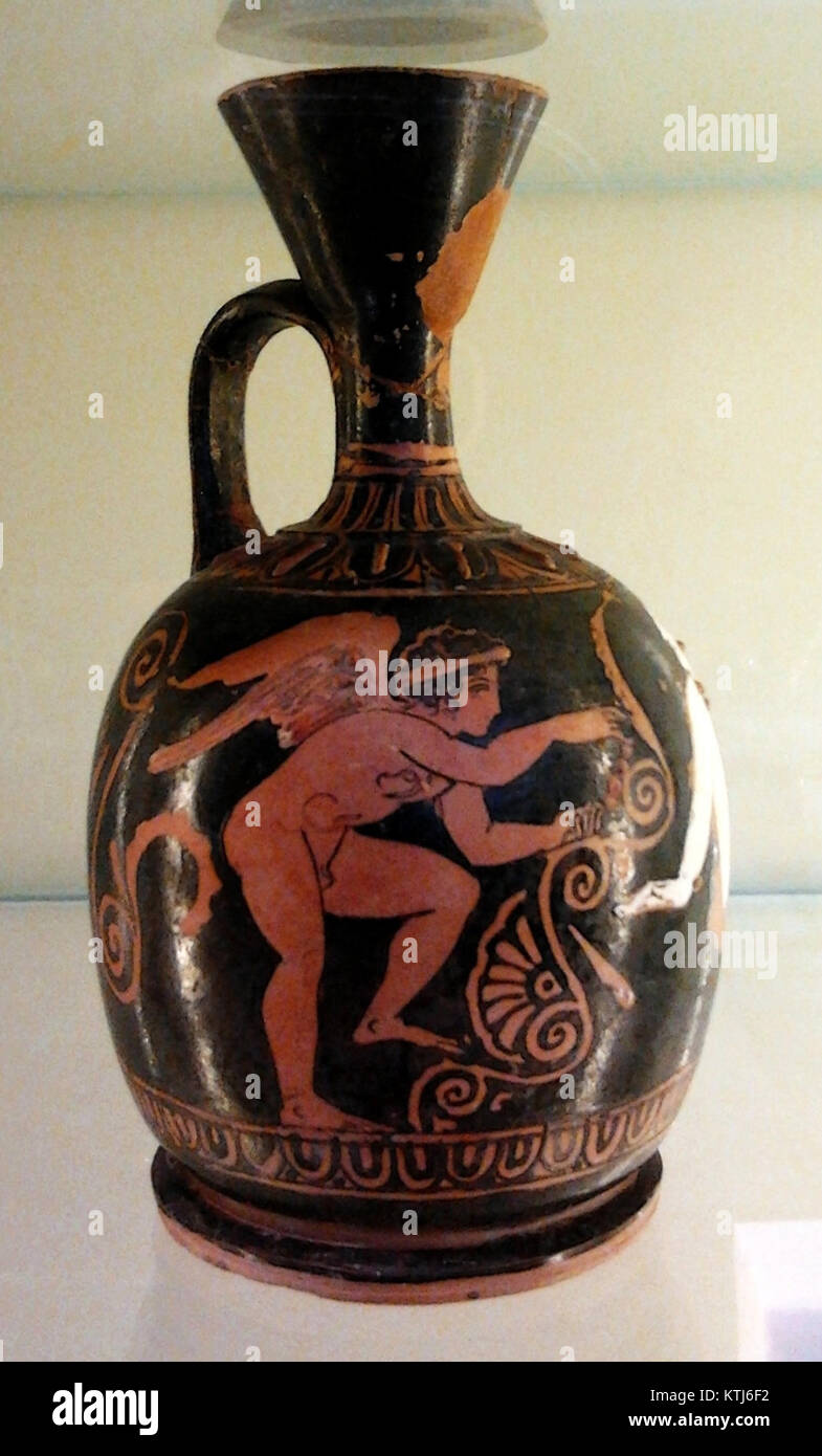 The Athens Squat lekythos is an ancient Greek ceramic vessel, typically ...