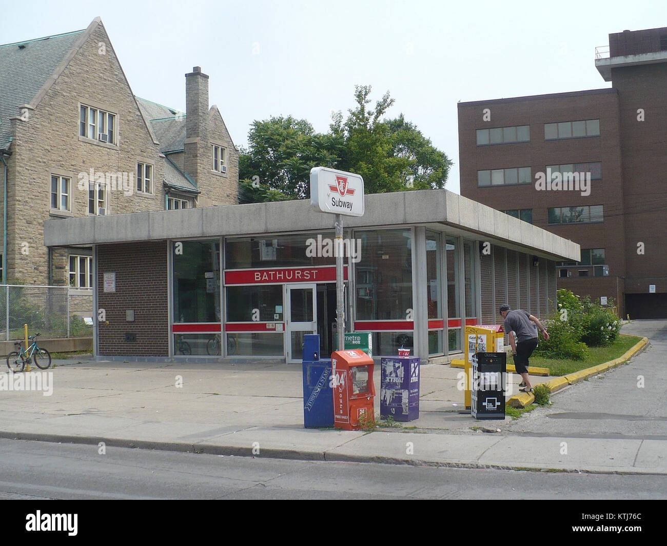 The Bathurst TTC station in Toronto is a key stop along the Toronto ...