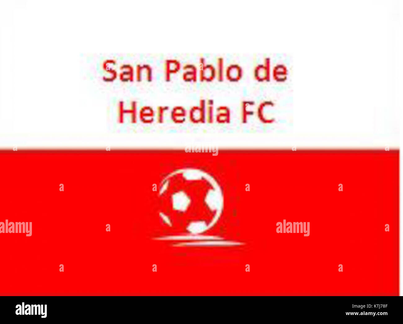 The flag of San Pablo de Heredia FC represents the football club from ...