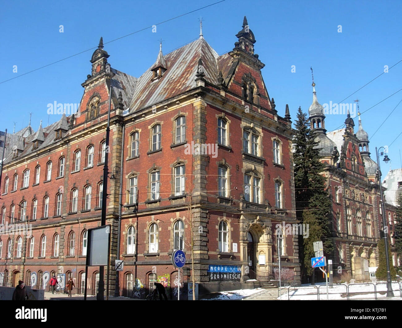 This photograph from 2013 shows the headquarters of the Polish State ...