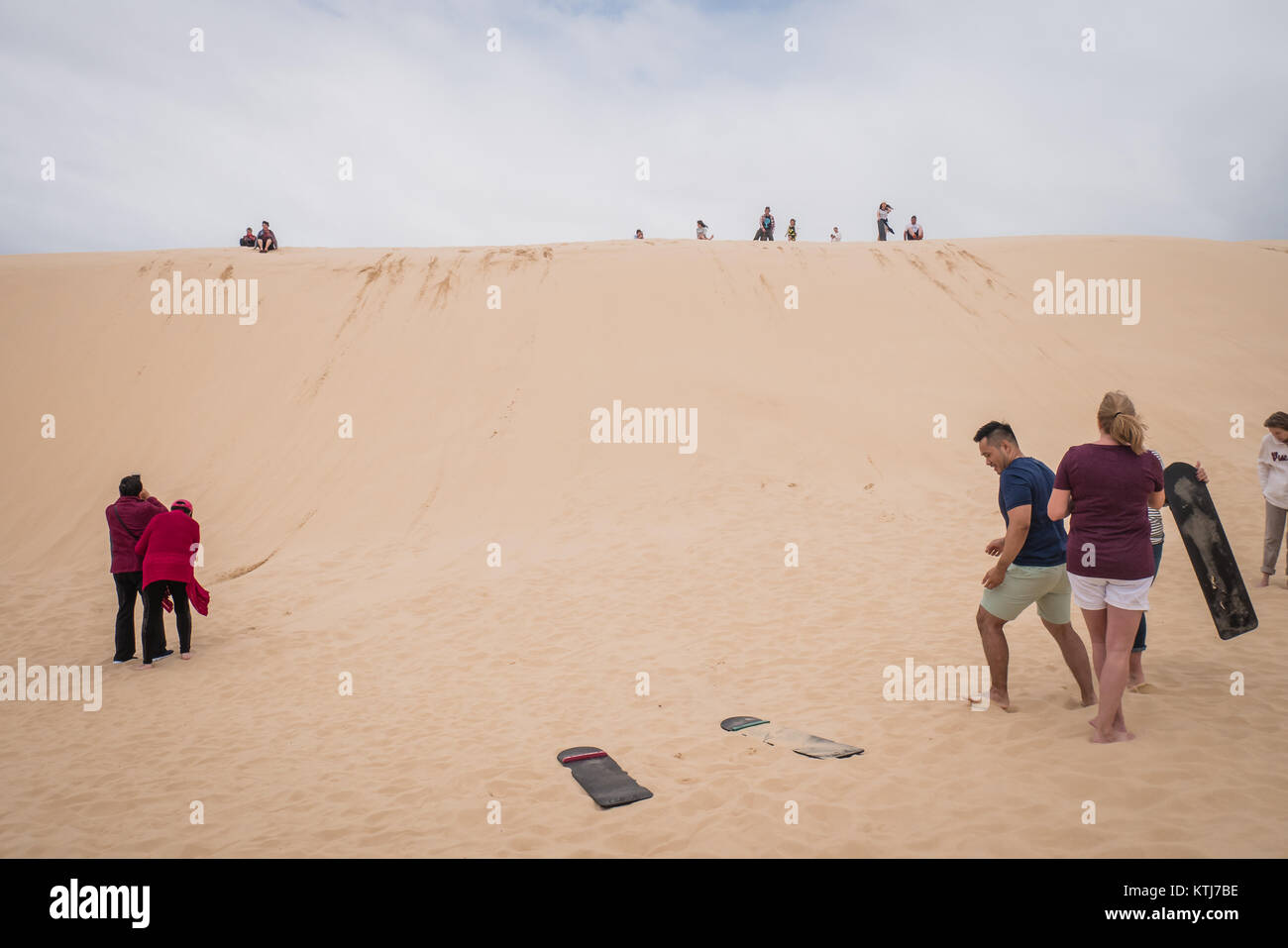sand dunes near port stephens australia Stock Photo - Alamy