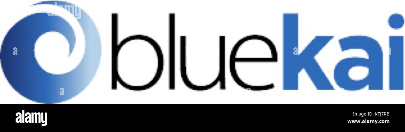 This high-resolution image is of Bluekai, a platform that provides data ...