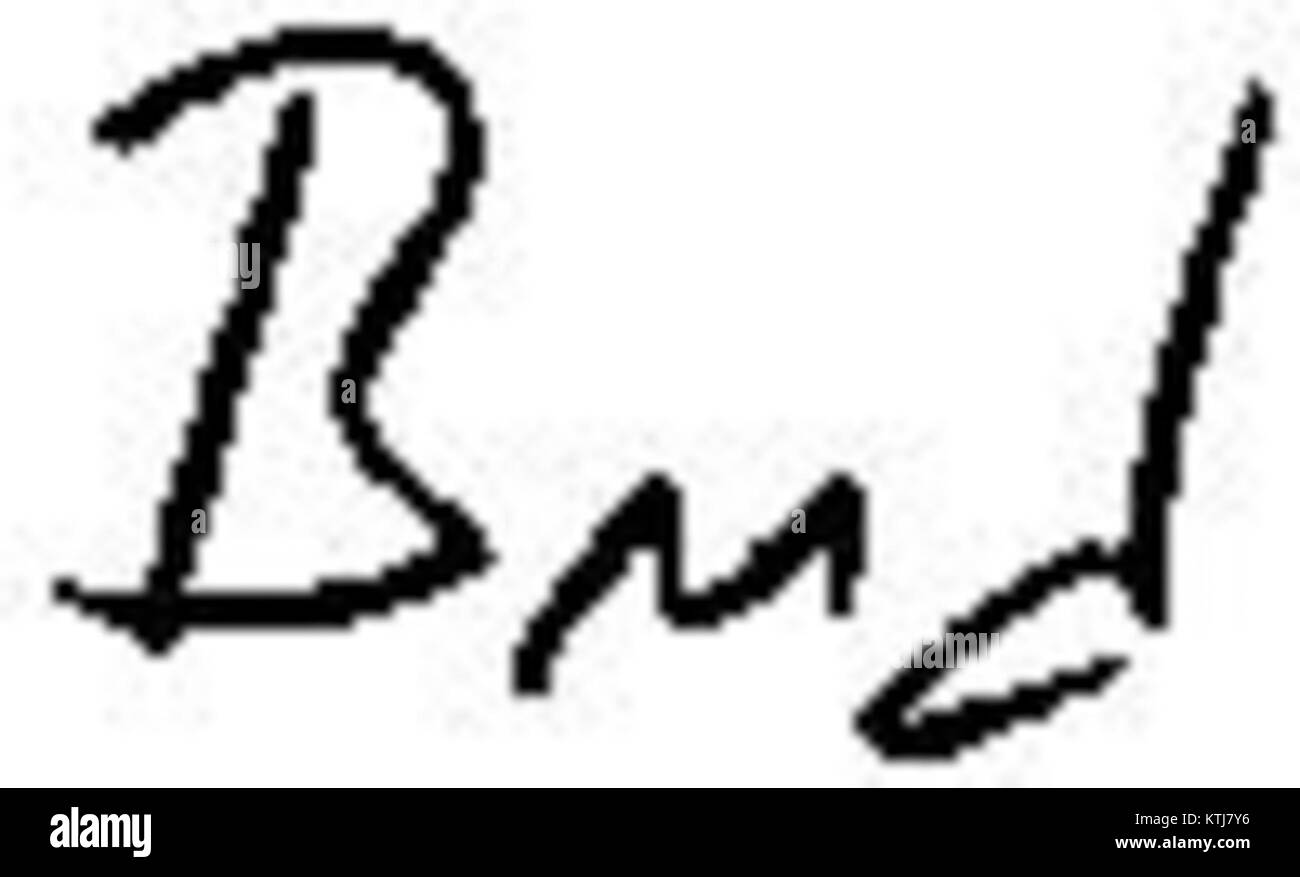 Bud Shuster signature Stock Photo - Alamy