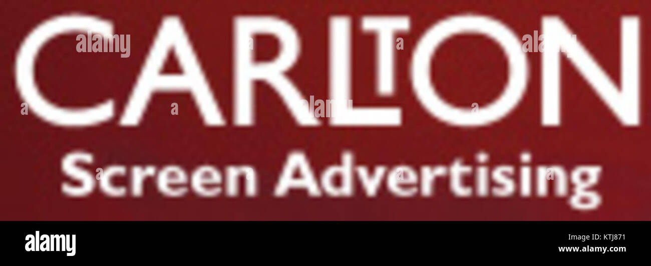 Carlton screen advertising Stock Photo - Alamy