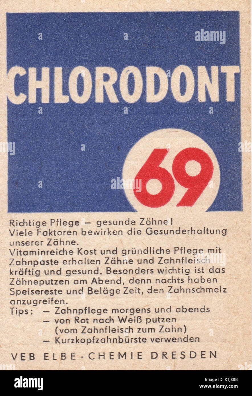 The Chlorodont Zahnarztbestellzettel 17 is a historical dental order ...