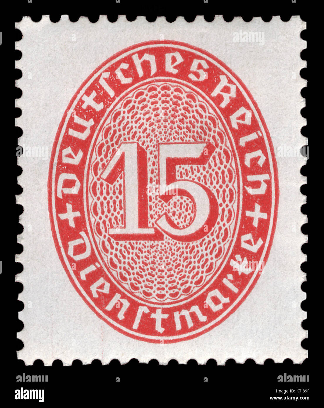 The DR D 1927 118 Dienstmarke is a historic German postage stamp issued ...