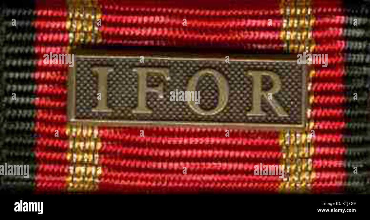 Photograph of an IFOR (Implementation Force) military operation ...