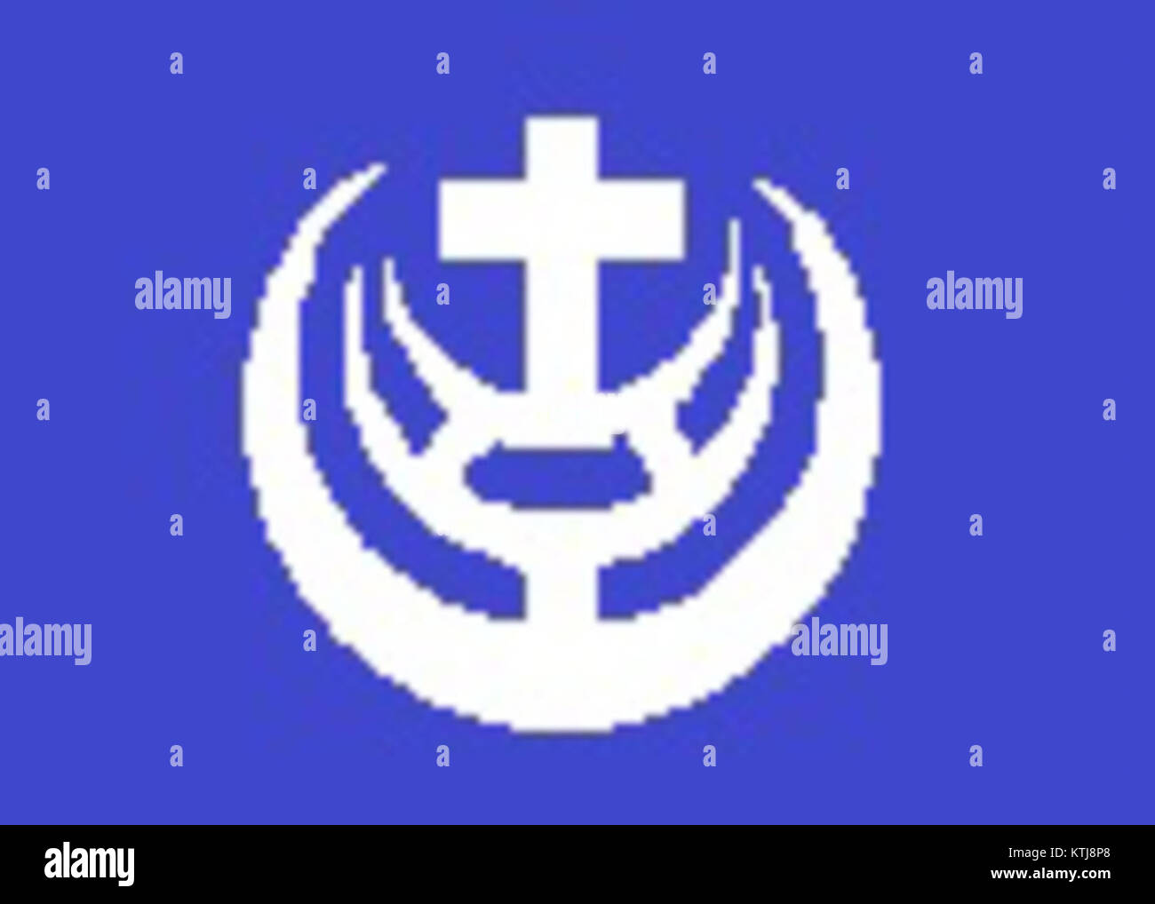 The flag of Jushiyama, Aichi, represents the cultural and regional ...