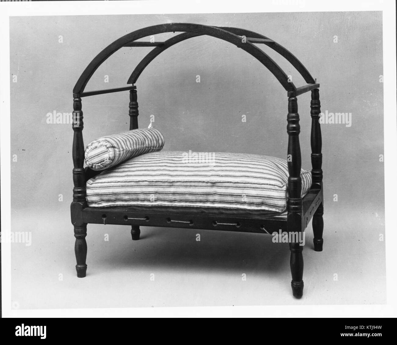 This bed model, cataloged in the MET collection, showcases a detailed ...