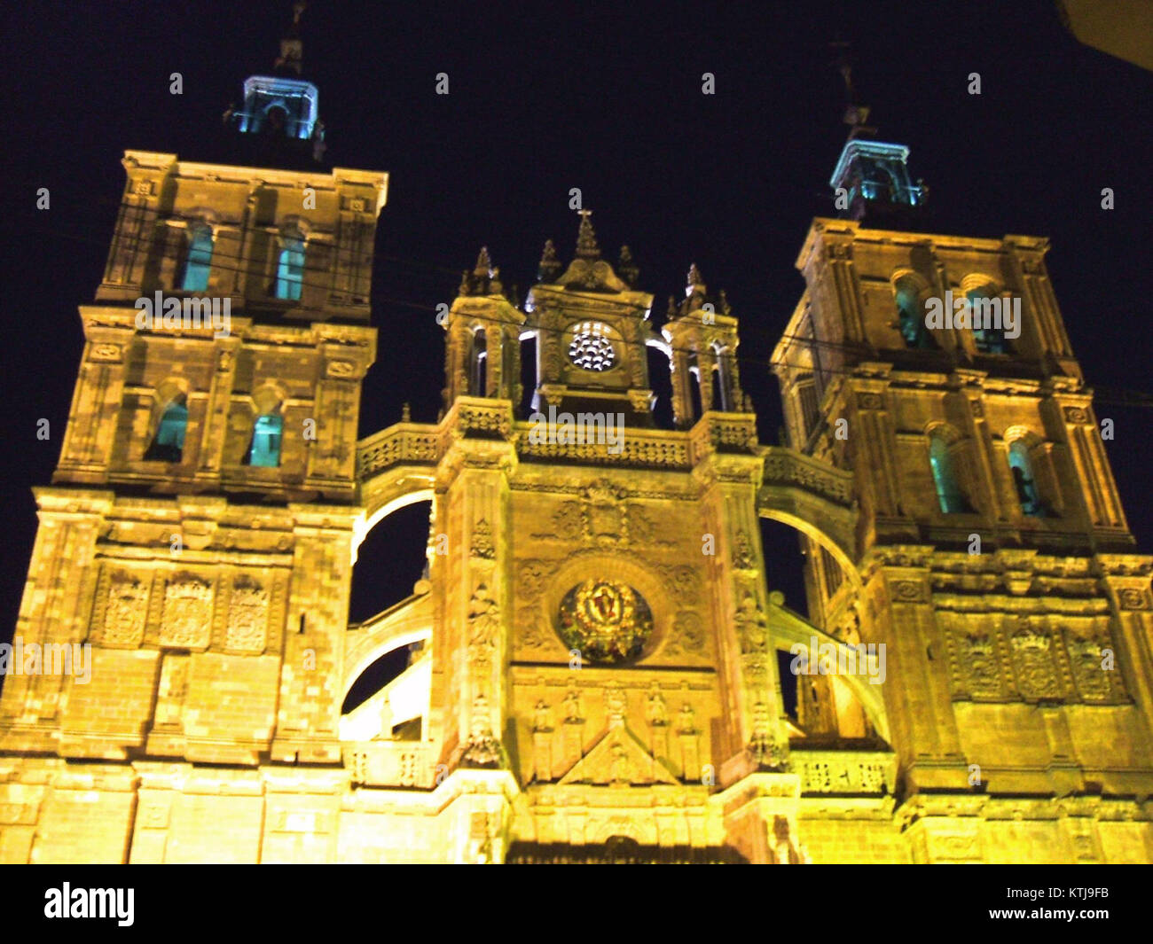Astorga Cathedral, located in the town of Astorga, Spain, is a ...