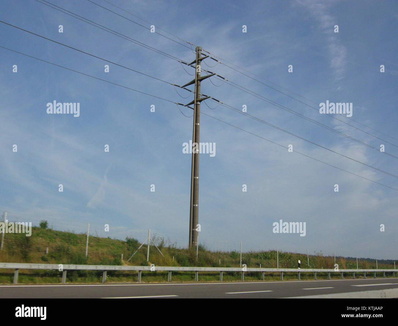 Betonmast sudlich Schaffhausen Stock Photo - Alamy
