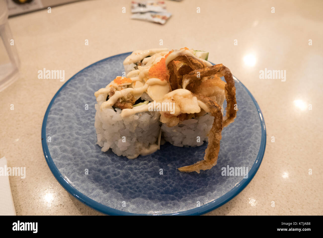 soft shell crab sushi Stock Photo - Alamy