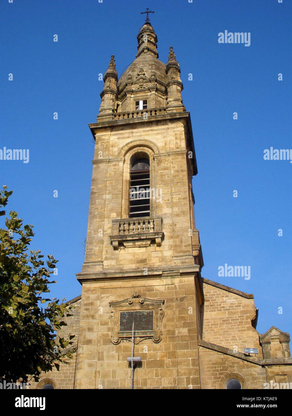 The Church of Santo Domingo de Guzman in Berango, Spain, is an ...