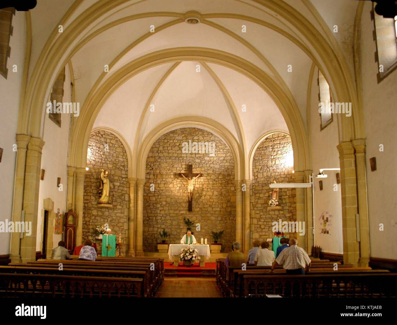 The Church of Santo Domingo de GuzmÃ¡n in Berango, Spain, is a notable ...