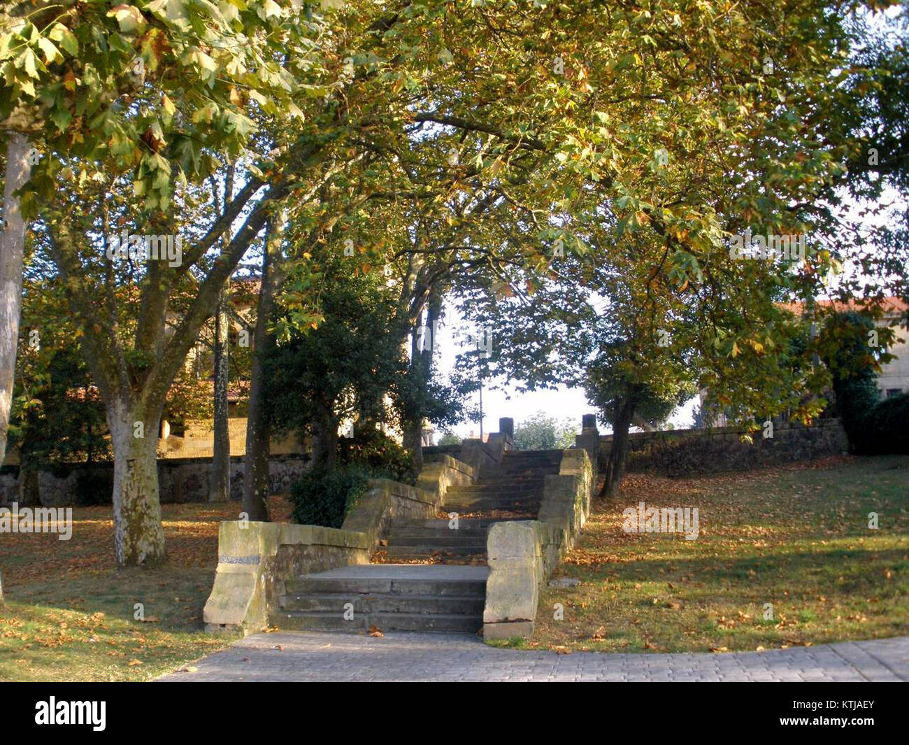 A historical photograph from Berango, Spain, taken in 1910. The image ...