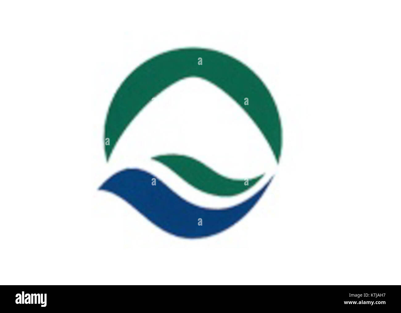 The flag of Kuwana, located in Mie Prefecture, Japan, represents the ...
