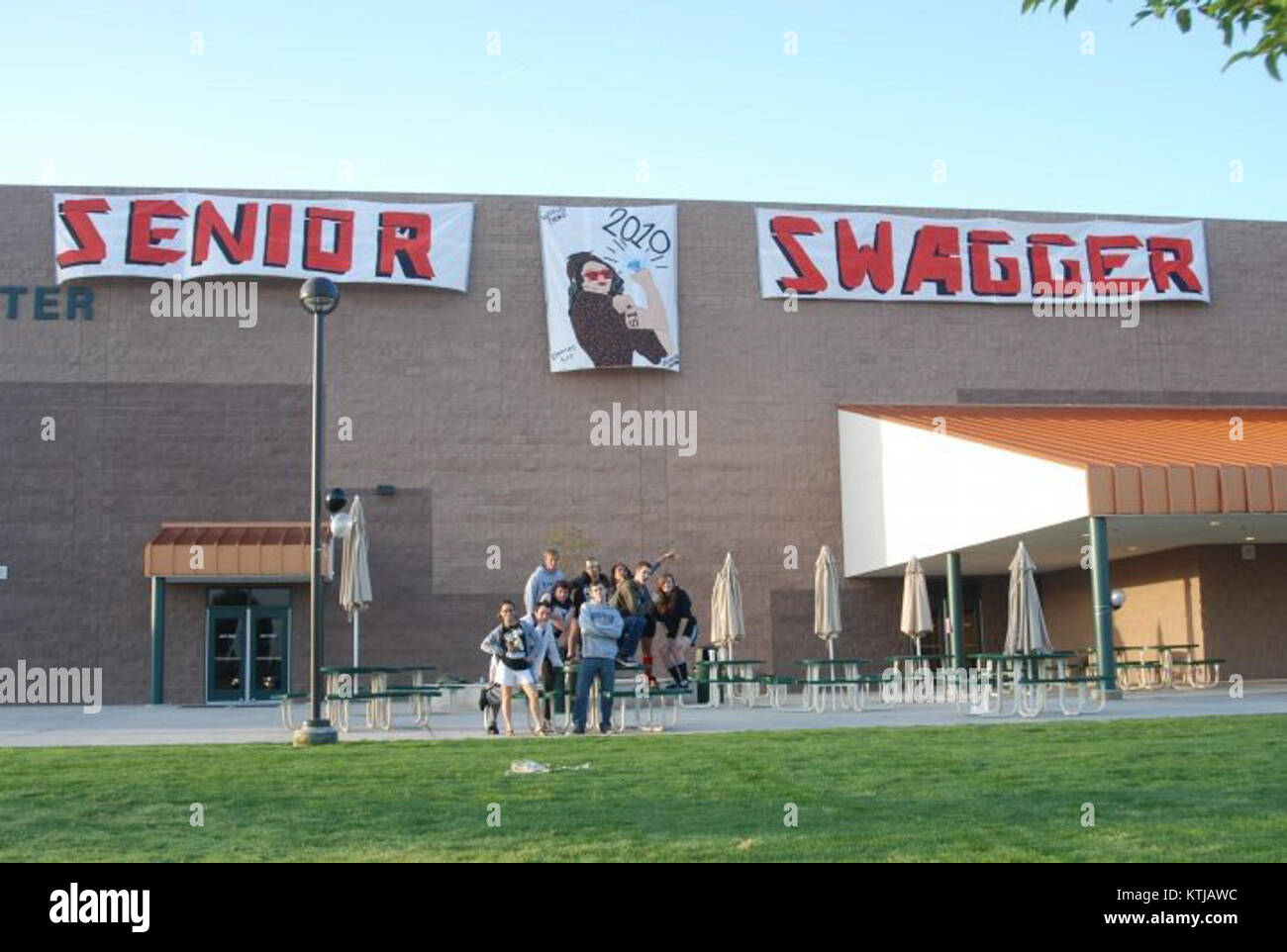 Bakersfield Christian High School Swagger Sign Stock Photo - Alamy