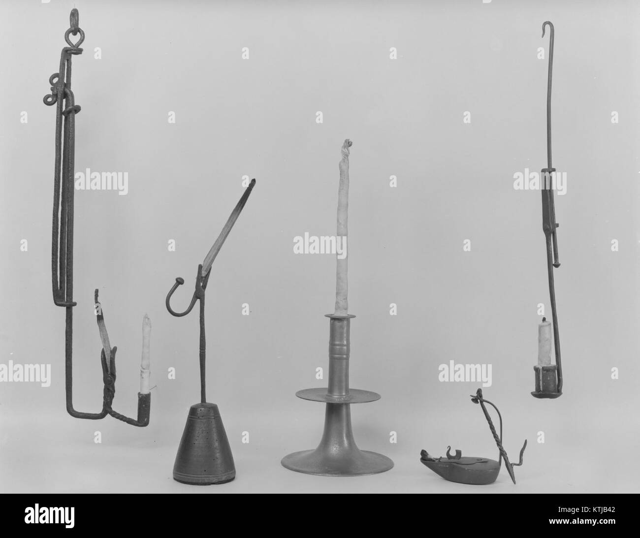 The Betty Lamp is an 18th-century American lighting device, primarily ...